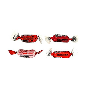 Tootsie Roll Frooties All Reds 4 Flavor Variety Bag - Sour Cherry - Fruit Punch - Strawberry - Watermelon - 28oz (1.75Lbs) of All Red Colors - Bulk Candy Individually Wrapped Taffy - Snack Hotline
