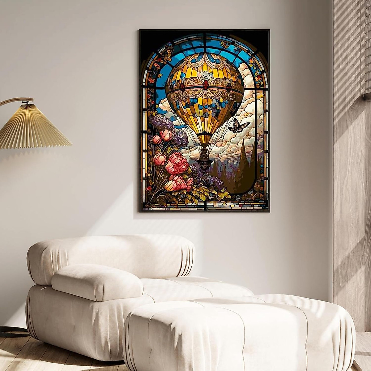 hkejoi Large Size Christmas Diamond Art Kits for Adults-Large Christmas Diamond Painting Kits for Adults,Christmas Gem Art Kits for Home Wall Decor(15.7x27.5inch)