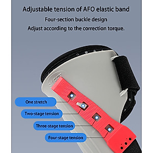 WILLQ Foot Drop Orthosis Support for Drop Foot Position Nerve Injury Relieve Pressure Ankle Foot Orthosis Ball for Effective Relief from Plantar Fasciitis Pain Achilles Tendonitis,Left,Extralarge