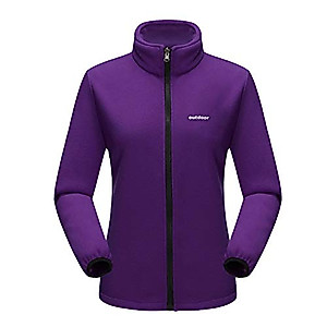 3 in 1 Winter Coats for Women - Rain Jacket, Ski Jacket, Tactical Waterproof Jacket in Dark Purple