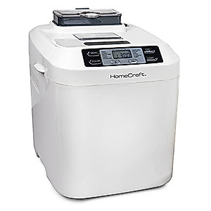Programmable 2 Lb. Breadmaker With Auto Fruit Nut Dispenser White