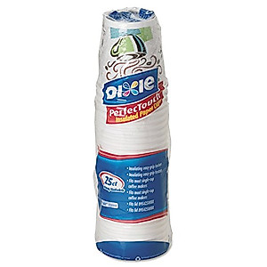 Dixie 5310DX Hot Cups, Paper, 10oz, Coffee Dreams Design, 500/Carton