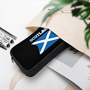 Scotland Flag Pencil Case Pencil Pouch Coin Pouch Cosmetic Bag Office Stationery Organizer