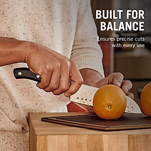 Victorinox Forged 7-Inch Granton Edge Santoku Knife