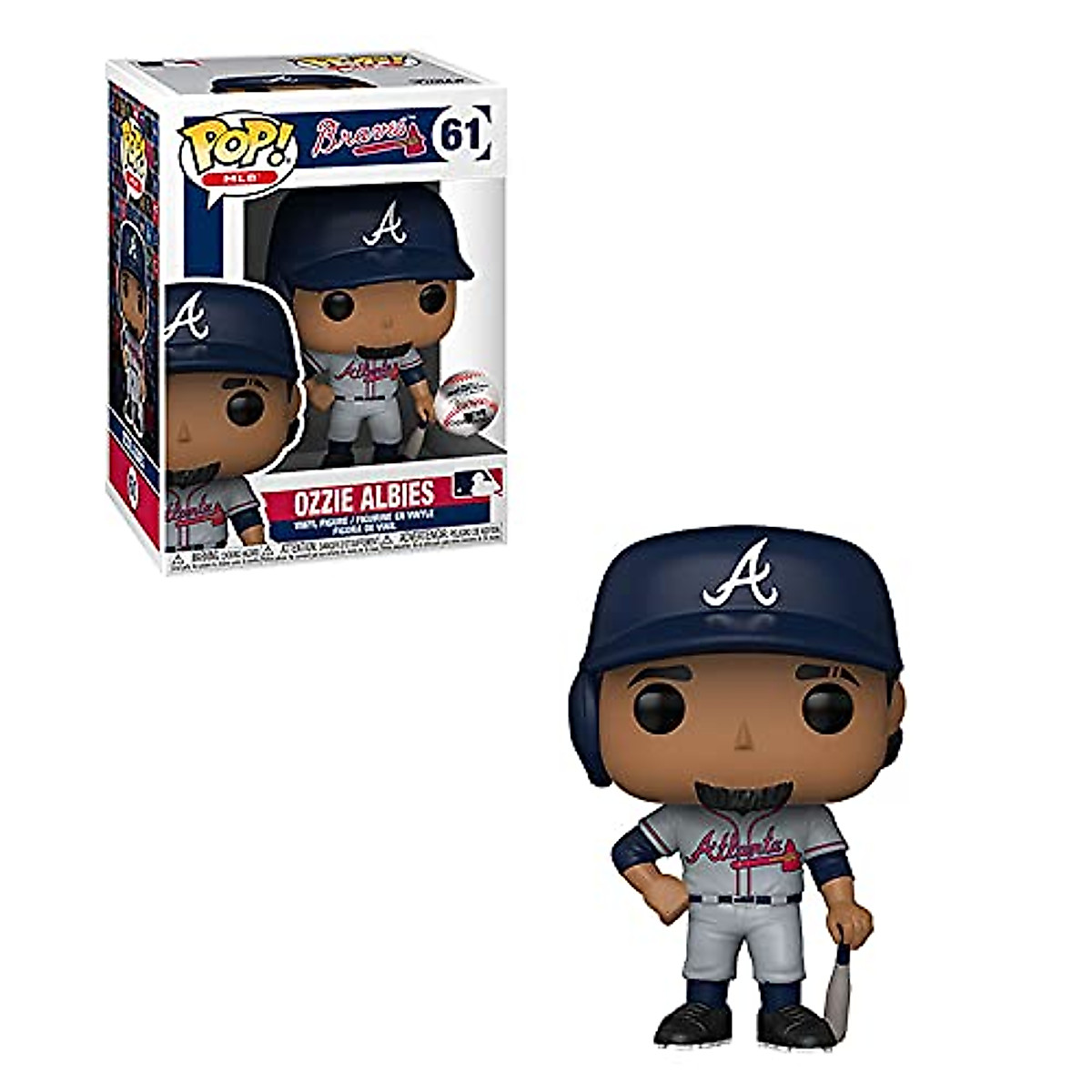 Funko POP MLB: Braves - Ozzie Albies (Road Uniform),Multicolor