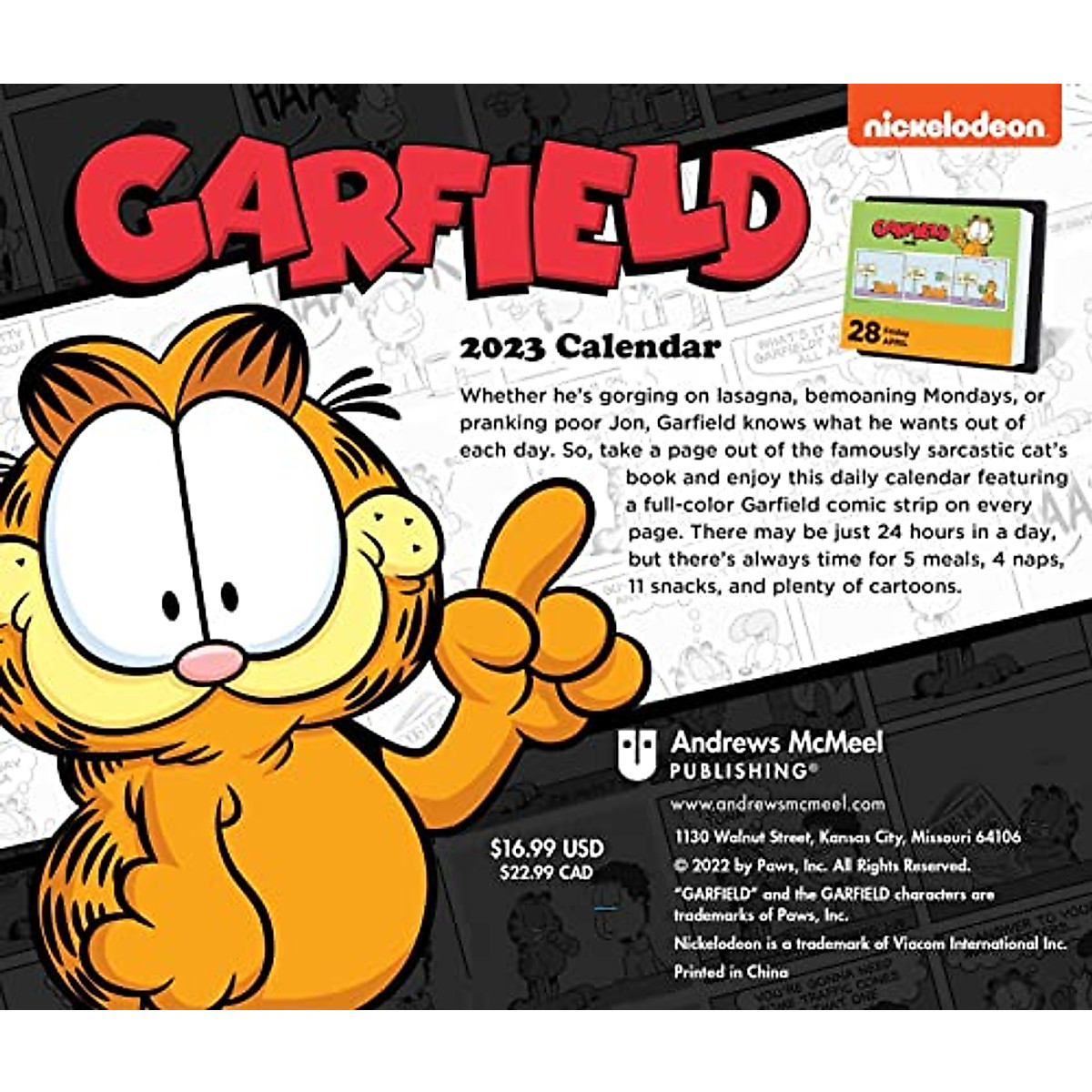 Garfield 2023 Day-to-Day Calendar