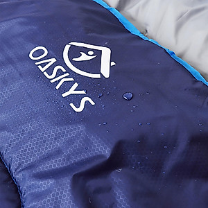 oaskys Camping Sleeping Bag - 3 Season Warm & Cool Weather - Summer Spring Fall Lightweight Waterproof for Adults Kids - Camping Gear Equipment, Traveling, and Outdoors