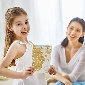 VGOODALL Glitter Paper Cardstock,20 Sheets Silver Gold Glitter Cardstock A4 Size 250gms Craft Paper Christmas Cardstock Christmas Gift Wrapping For Card Making Scrapbooking DIY