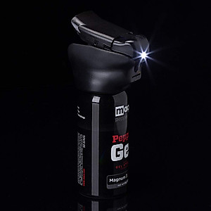 Mace Brand Magnum 3 Pepper Gel (45g) — 18’ Police Strength Pepper Gel, Flip Top Safety Cap, Wind-Safe Thick Gel Stream Technology, UV Dye — Self Defense Pepper Spray for Women & Men, Made in The USA