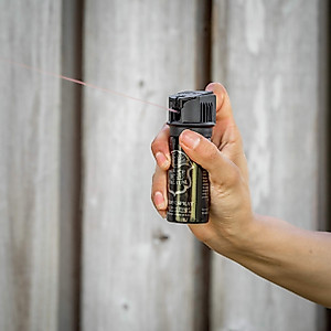 POLICE MAGNUM Pepper Spray Self Defense- Max Strength 14-16ft Range- Made in The USA - 3 Pack 2oz Flip Top Stream