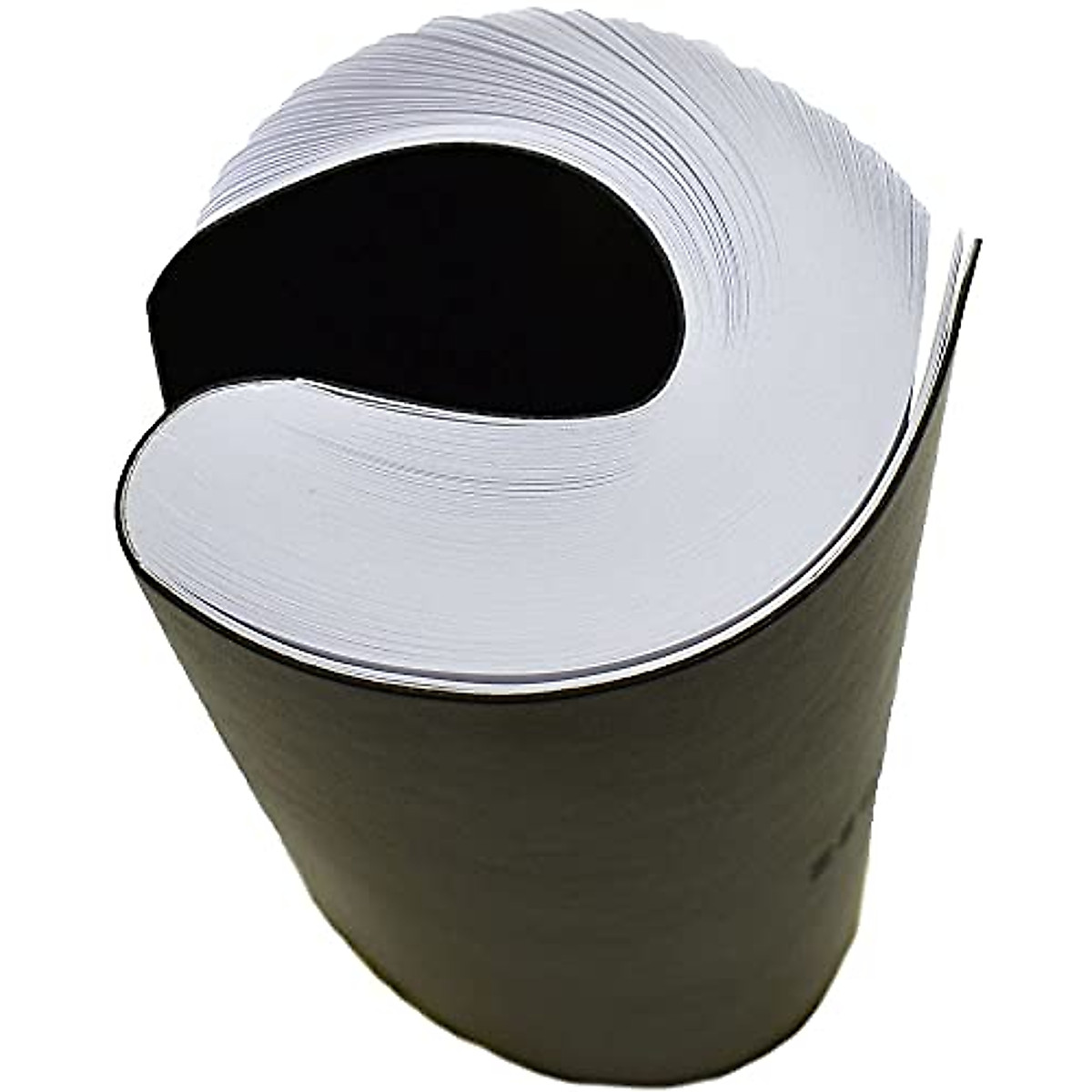 Zequenz Classic 360 Signature Series, Size: Medium, Color: Black, Paper: Ruled, Soft Cover Notebook, Soft Bound Journal, 4.9" x 7", 200 sheets / 400 pages, Ruled, Lined paper