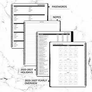 Monthly Planner 2023-2024 - 24 Months Planner, 9'' x 11'', January 2023 - December 2024, Calendar Planner with Tabs and Ample Writing Blocks, Good for Home and School Planning