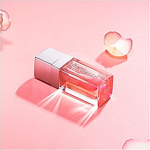 Plumping Lip Oil, Hydrating Lip Gloss Tinted Lip Balm Lip Care Transparent Toot Lip Oil, Long Lasting Nourishing Lip Glow Oil Non-sticky Big Brush Moisturizing Glossy Primer Lip Tint (007# Raspberry)