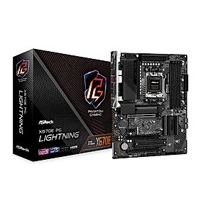 ASRock X670E PG Lightning Support AMD AM5 RYZEN 7000 Series Processors Motherboard