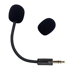 Electra V2 Mic Replacement, Replaceable 3.5mm Game Microphone Gooseneck Mic Boom for Razer Electra V2 USB 7.1 Surround Sound Gaming PS4 Xbox One Nintendo Switch Computer PC Headphones Headsets