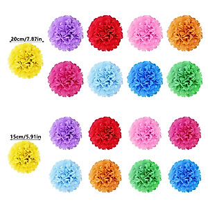 42 PCS Mexican Fiesta Party Decorations Mexican Floral Hanging Swirls Fiesta Paper Flowers for Mexican Fiesta Theme Party Birthday Baby Shower Party Decorations