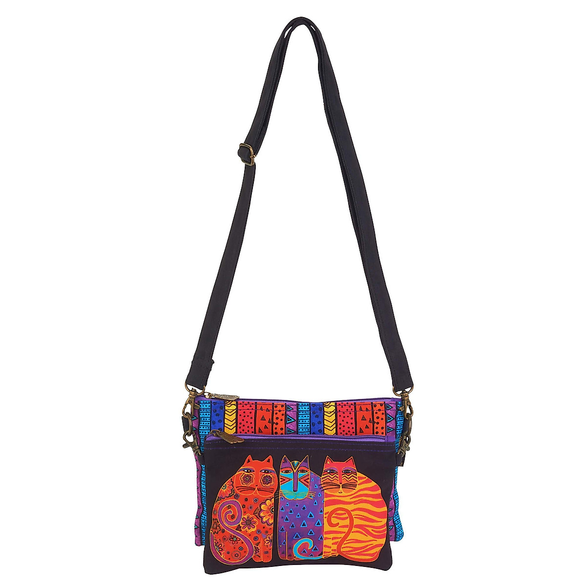 Womens Sun N Sand, Feline Friends 2 Pc Crossbody Handbags