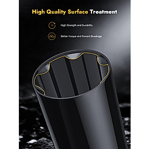 MIKKUPPA 2pcs 6 Point Spline Lug Nuts Socket Key Tool - for 17.6mm Inner Diameter - Compatible with 17mm Replacement Spline Socket