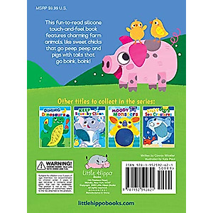 Funny Farm Animals - Silicone Touch and Feel Board Book - Sensory Board Book