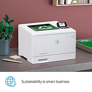 HP Color LaserJet Enterprise M455dn Duplex Printer (3PZ95A), white