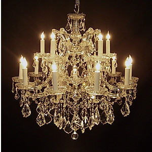 KOR (Pack of 12) 15 Watt Clear Candelabra Base (E12) Flame Tip 120V Decorative Dimmable Chandelier Lights Bulbs