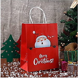 MC TTL 30 Packs Turning Red gift bags Cute Party Gift Bags Party Supplies Birthday Decoration Gift Bags Well for Girls or Boys and Baby Showerpitality Candy Bag.