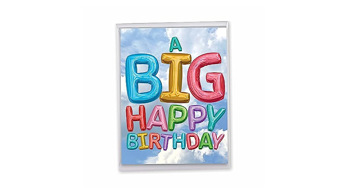 Jumbo Happy Birthday Card by NobleWorks – Celebrate Big!