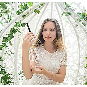 USAGA 28 Finger Head Scratcher, Head Massager, Scalp Massager, Head Whisk Massager, Wire Massager for Head Hair Body Massage and Stress Relax (Black)