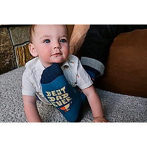 Best Dad Ever Socks - Funny Novelty Gift for Dads and Grandpas for Father's Day and Christmas Stocking Stuffers