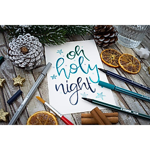 STABILO Premium Fibre-Tip Pen Pen 68 - Pack of 10 - Rust Red