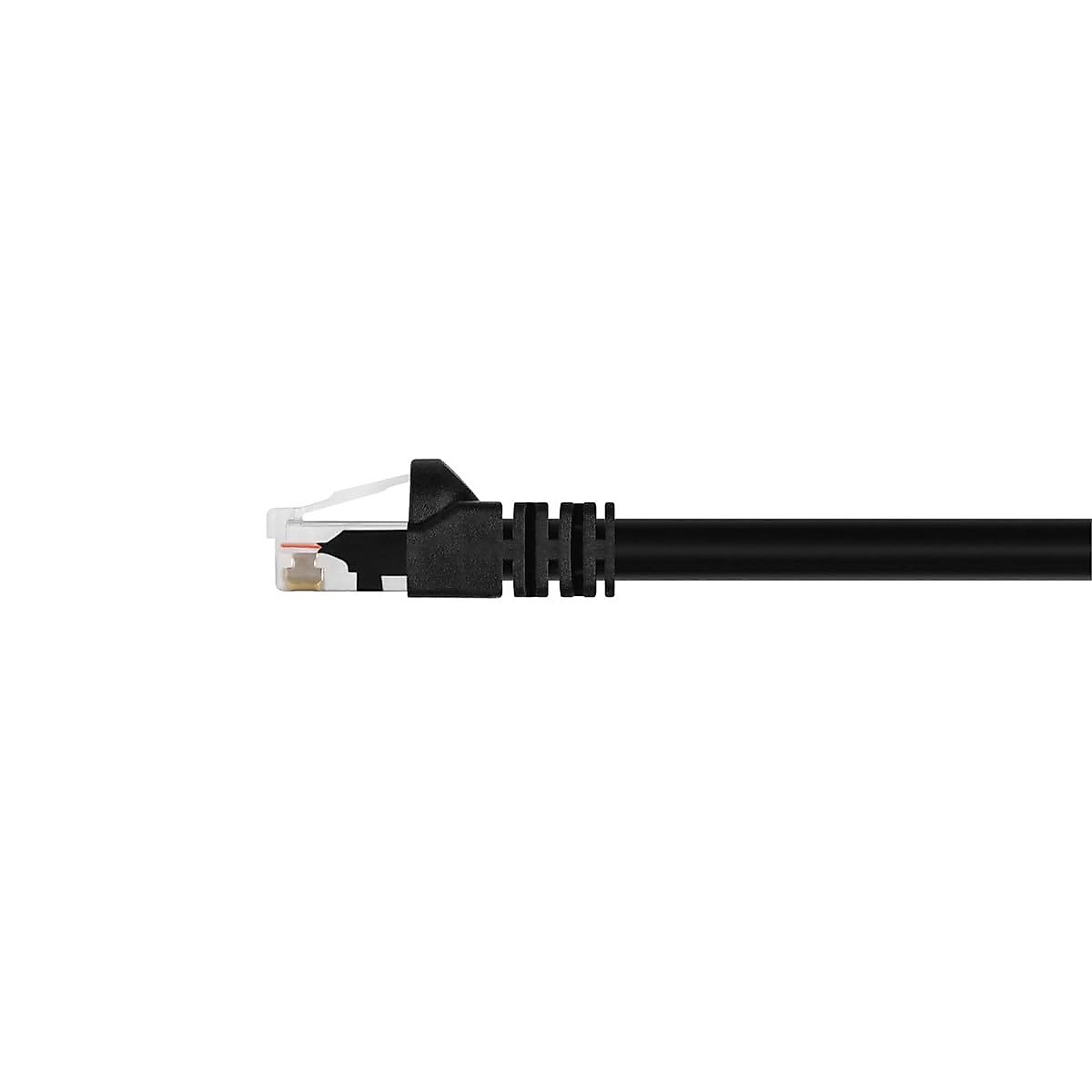Monoprice 0.5FT 24AWG Cat6 550MHz UTP Ethernet Bare Copper Network Cable - Black