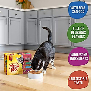 Meow Mix Seafood Selections Wet Cat Food, Variety Pack, 2.75 Ounces Cup (Pack of 24)