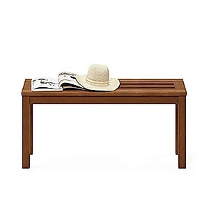 Furinno FG181110-C Tioman Outdoor Backless Bench, Natural