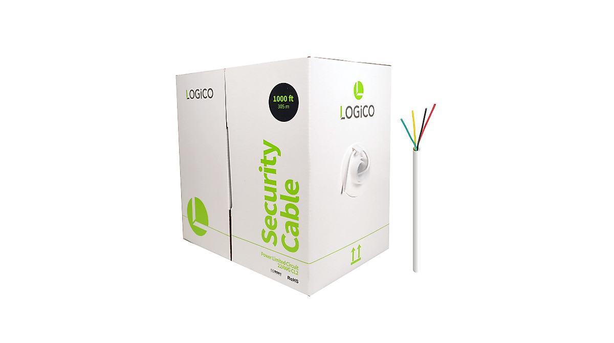 LOGICO 22/4 Security Wire Alarm Cable - 1000FT