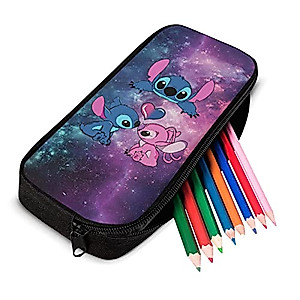 VQESYKU Cartoon School Backpack Set Laptop Backpacks with Lunch Bag Cute Travel Bag Gifts for Boys And Girls, bluepink
