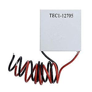 TEC1-12705 12V 50W 40MMX40MM Heatsinks Semiconductor Refrigeration Thermoelectric Cooler Cooling Peltier Plate Module.