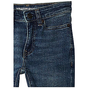 Amazon Essentials Boys' Stretch Slim-Fit Jeans, Medium Wash, 10 Slim