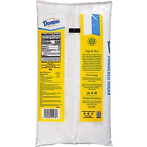 Domino Premium Cane Sugar Baker's Bundle: Light Brown Sugar and Powdered Sugar, 2 LB Bag Each