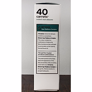 40 Carrots Vitamin Serum + Vitamin C - Hydrate, Brighten & Even Skin Tone | Help Reduce Fine Lines & Wrinkles - USA Made, Paraben & Cruelty Free (1oz)