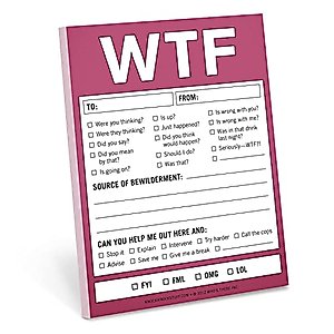 Knock Knock 12088 WTF Nifty Notes