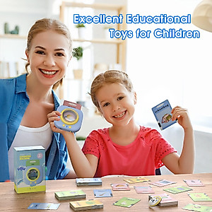 Talking Flash Cards Toddler Learning Toys for 3 4 5 Years Old Boys Girls, Niyann Educational Toys 224 Words Audible Preschool Learning Resources Christmas Birthday Gifts for Kids Ages 3-6