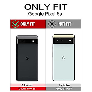 BENTOBEN Pixel 6a Case, Slim Fit Glow in The Dark Hybrid Hard PC Soft TPU Bumper Drop Protective Girls Women Boy Men Phone Cases Cover for Google Pixel 6a 6.1", Nebula/Galaxy