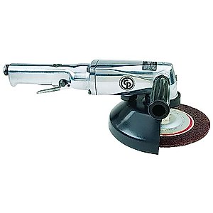 Chicago Pneumatic CP857 - Air Die Grinder Tool, Welder, Woodworking, Automotive Car Detailing, Stainless Steel Polisher, Heavy Duty, Right Angle Grinder, 7 Inch (180mm), 1.26 HP / 940 W - 7500 RPM