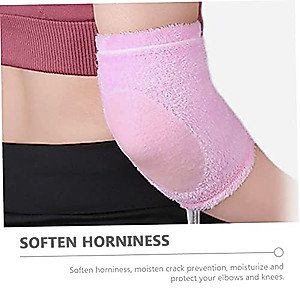 Healvian Hydrating Cracked Armguards 1 Pair Elbow Pad Dry Skin Covers Moisturizing Elbow Sleeve Anti-Crack Wrist Covers Moisturizing Elbow Cover Cracked Elbow Covers Gel Set Gel