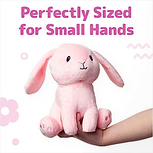 PREXTEX Easter Egg Stuffed Animals Plushie with Toy Accessories - Zip Up Small Toys with Storage | Kids Stuffed Animal Dolls, Baby Gift Bag, Party Favor, Birthday Gift Set | Baby Boy & Girl Age 3-5+