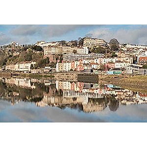 HZ Graphics Clifton and Hotwells, Bristol Vinyl Decal Wall Laptop Bumper Sticker 5"