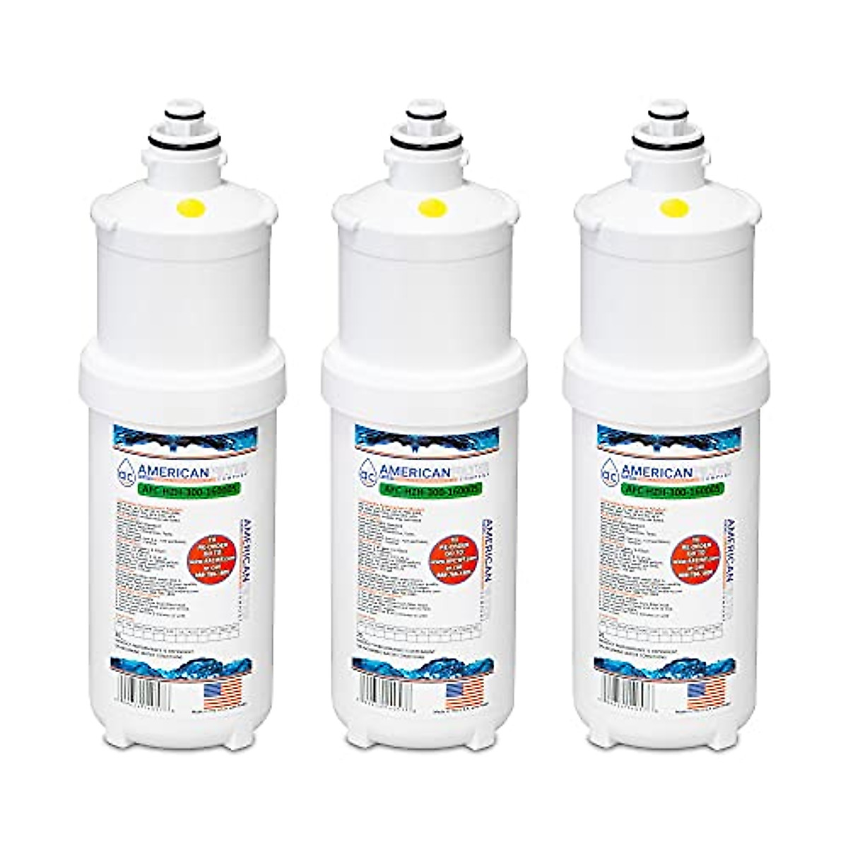 AFC Brand, Water Filter, Model # AFC-HZH-300-22000SK, Compatible with Hoshizaki(R) H9655-11Food Service Water Ice Machine Filter Made in the USA new model #AFC-HZH-16000S 3 -Filters