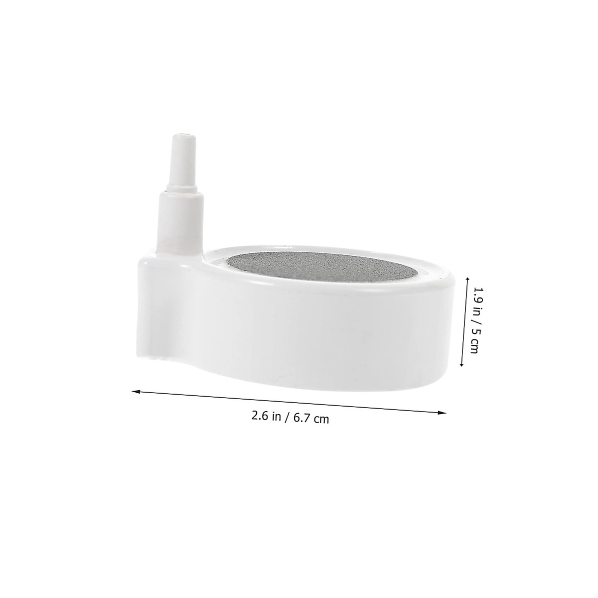 balacoo Nano Air Stone Aquarium Oxygen Aerator Bubble Diffuser Aquarium Accessories Co2 Regulator Round Air Wall Round Fish Tank Fish Tank Supply Aeration Pump Nano Material Hydroponics