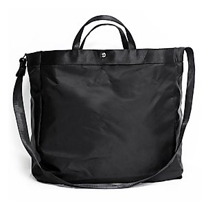 Lightweight Tote Bag for Travel Gym Shopping Work - Black