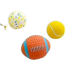 MBETA Pet Latex Toys Latex Rugby Football Sounding Toy bite-Resistant Vent pet Dog Toy